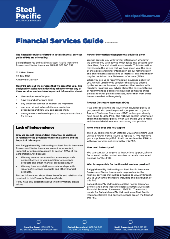 Financial Services Guide